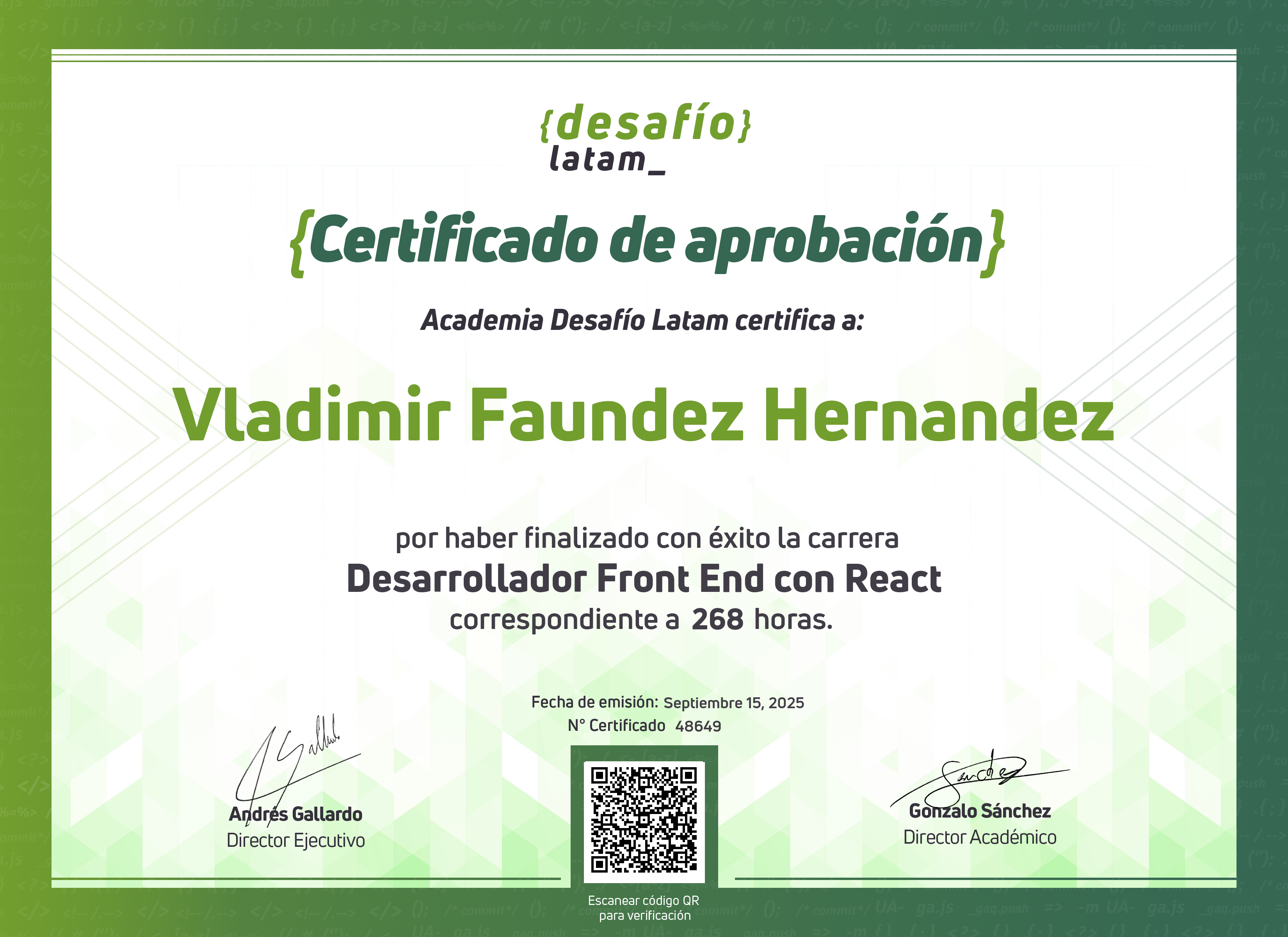Vladimir Faundez Hernandez - Soporte IT | MDA | Desarrollador Web | Desarrollador Fullstack ...