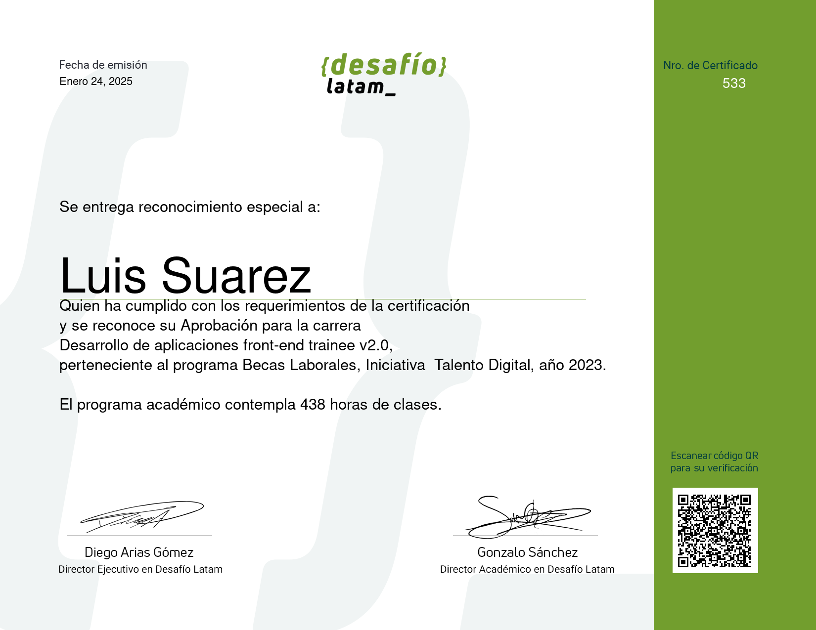 Luis Suarez - Frontend Developer | LinkedIn