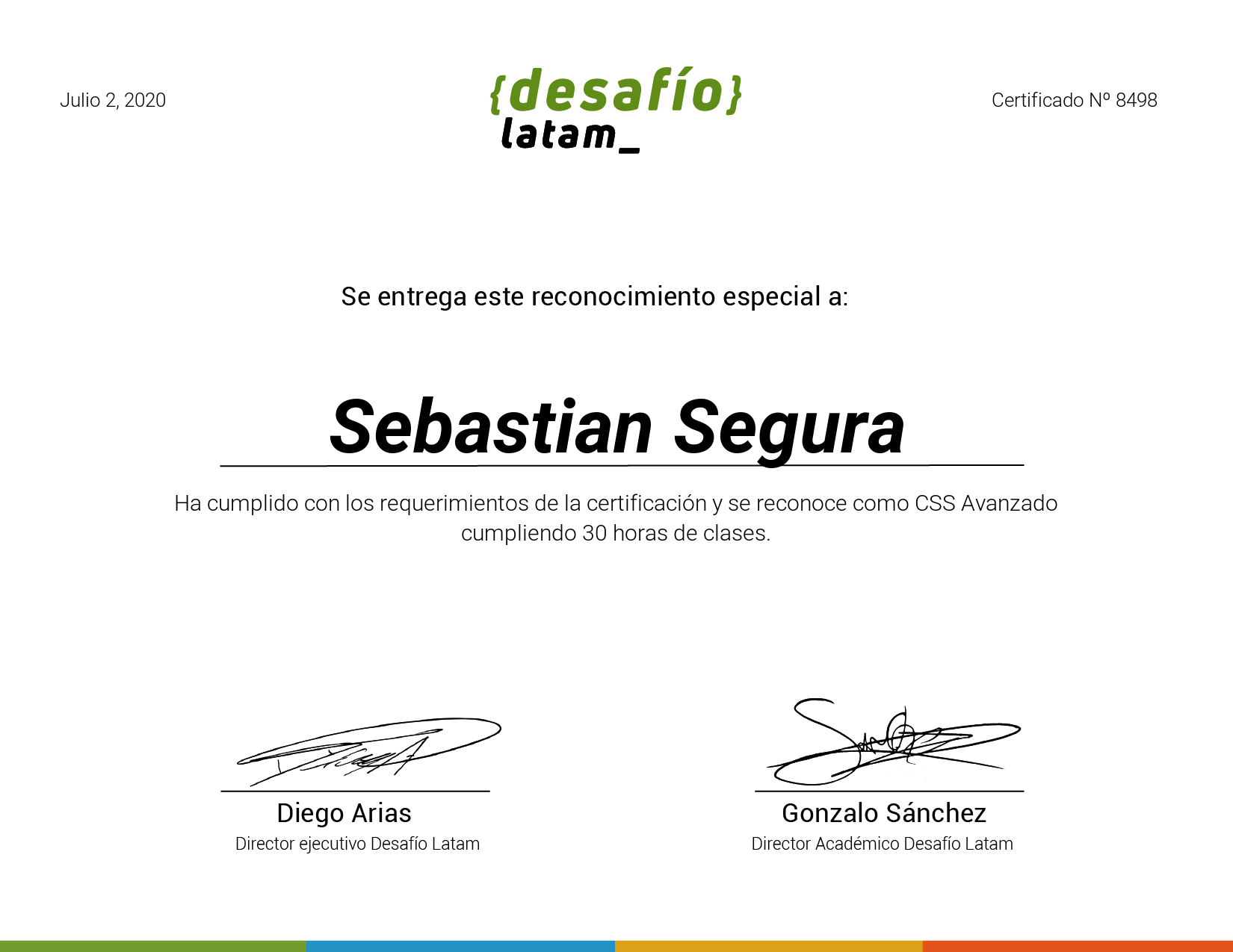 Sebastián Segura Osorio - Front-end web Developer Vue / React / Next / NodeJs / Javascript ...